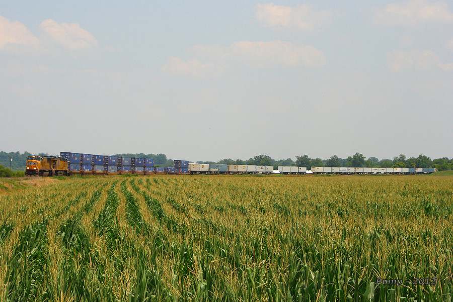 Southbound UP Intermodal Train